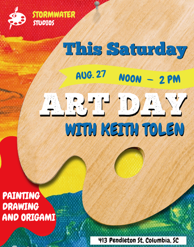 Art Day with Keith Tolen – Stormwater Studios